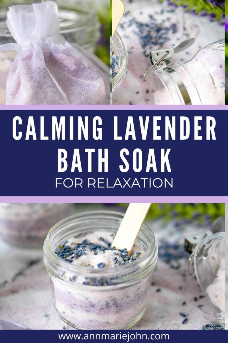 Calming Lavender Bath Soak - AnnMarie John