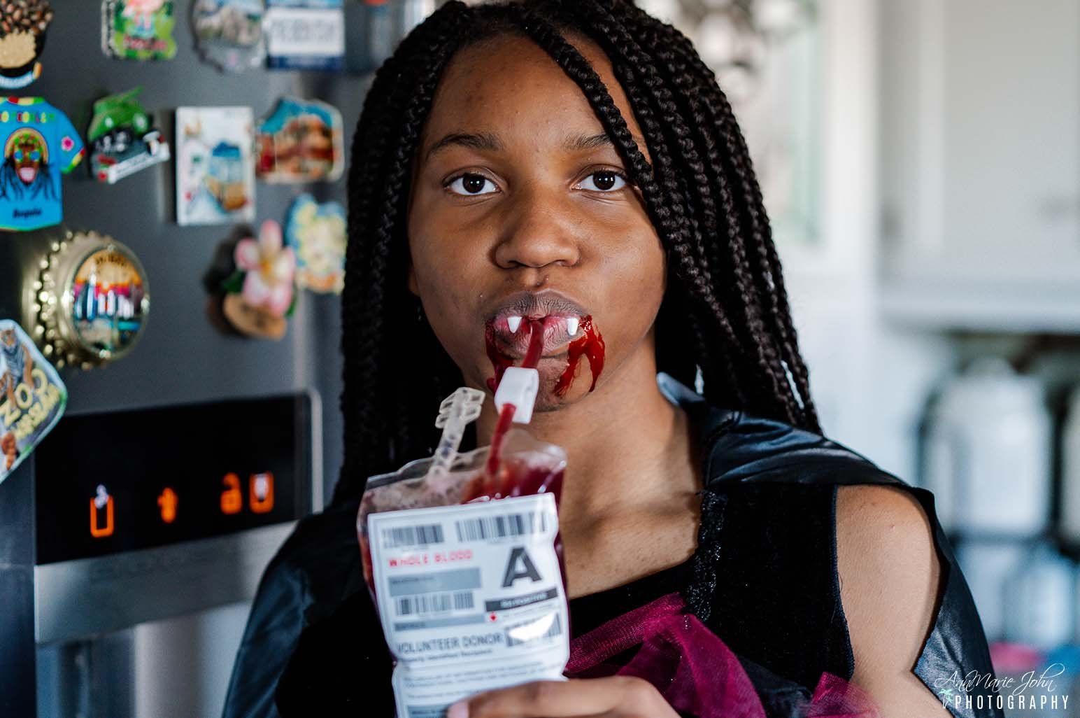 Kid-Friendly Halloween Blood Punch - AnnMarie John